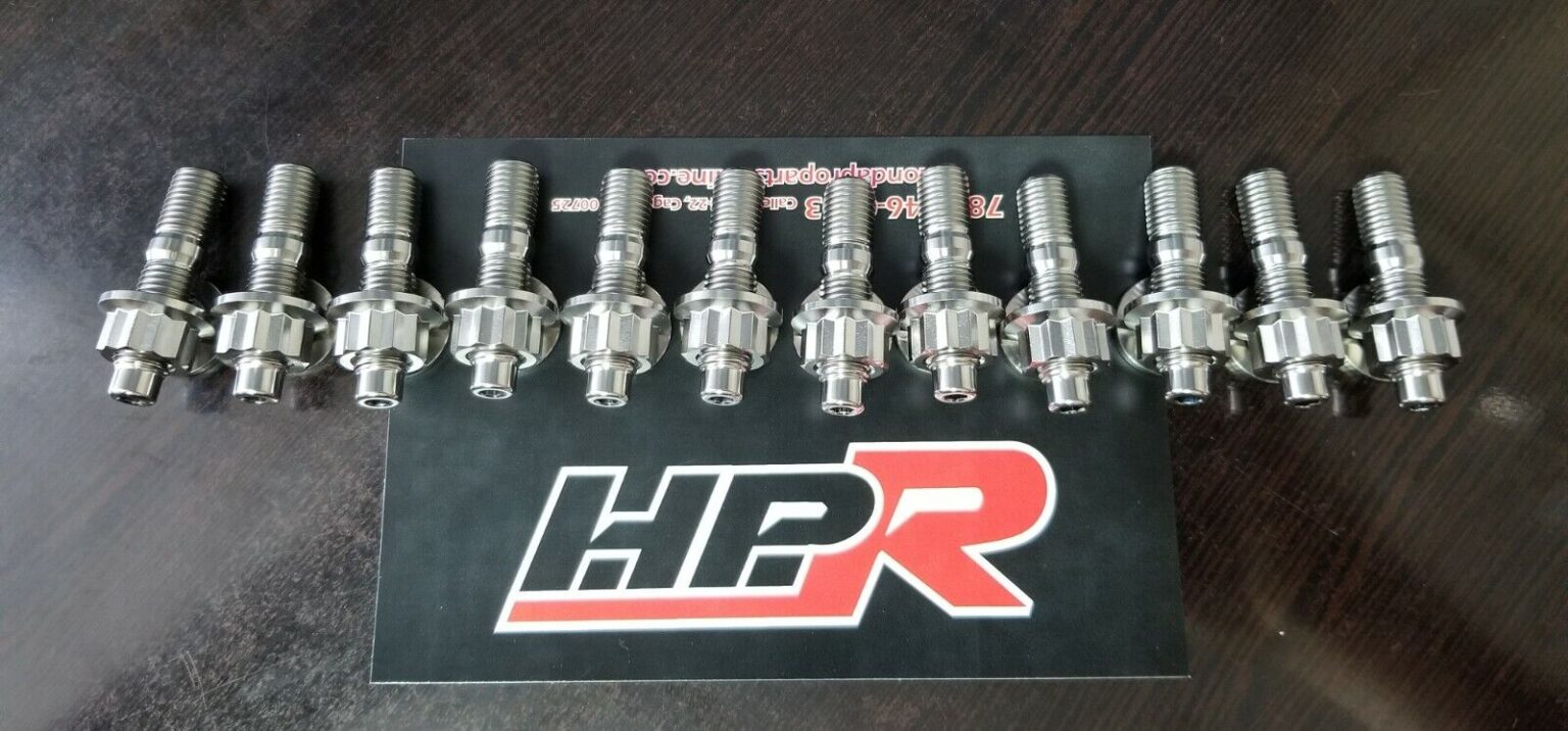 HPR Titanium EXHAUST Manifold Stud Kit -2JZ AND 1JZ SERIES ENGINE'S ...